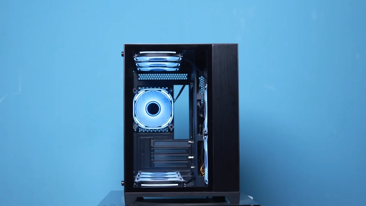 C270 Tempered Glass Matx Computer Case Mid Tower Gaming Pc Cabinet ...