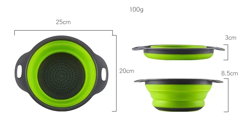 Eco-friendly Folding Vegetable Strainer - Durable & Versatile