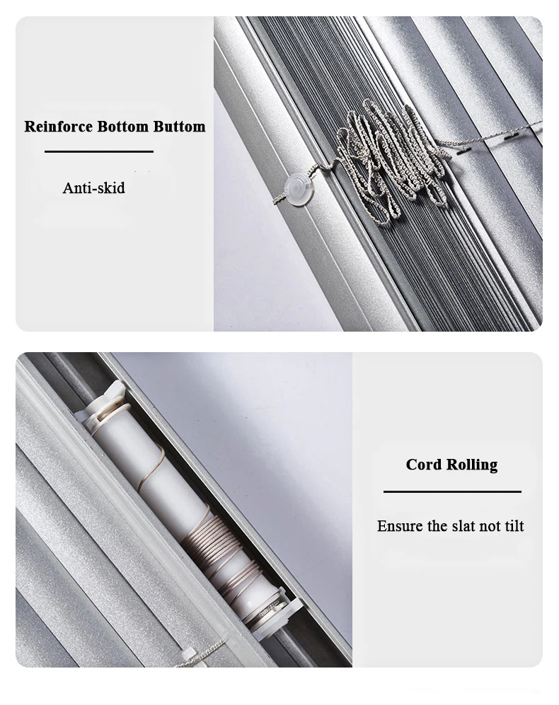 Electric Motorized and Manual Aluminum Venetian Blinds for Window Anti ...