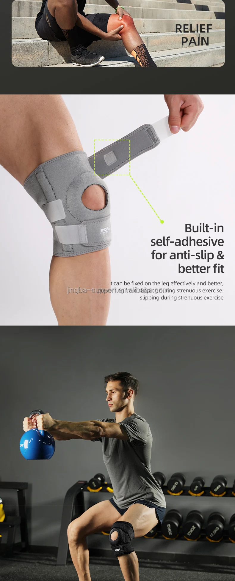 JINGBA Knee Support - Ultimate Protection for Sports