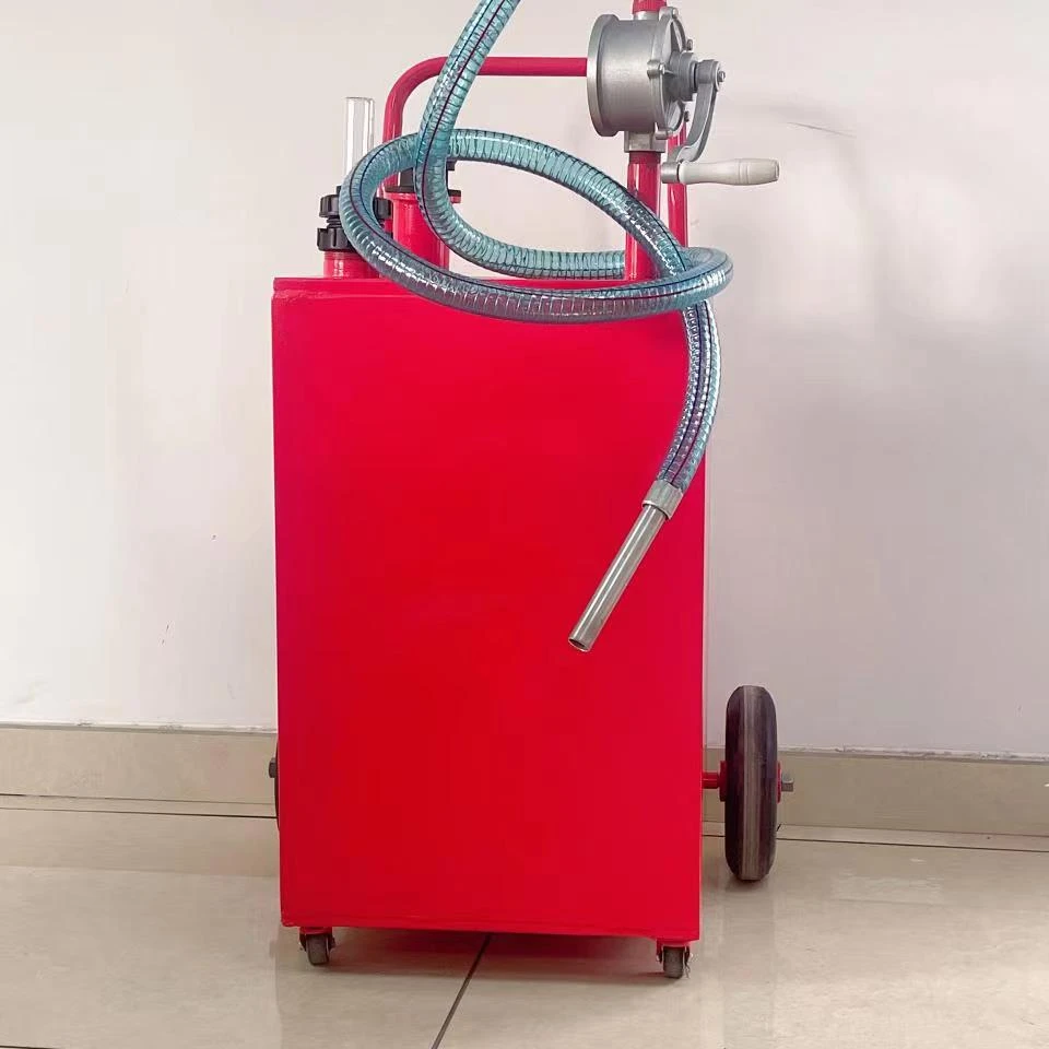 30/35gal gas caddy portable oil caddy manual pump gasoline caddy ...