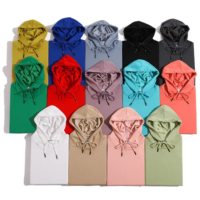 High Quality Sweatshirt Men's Hoodies Custom Logo Multi-color Cotton ...