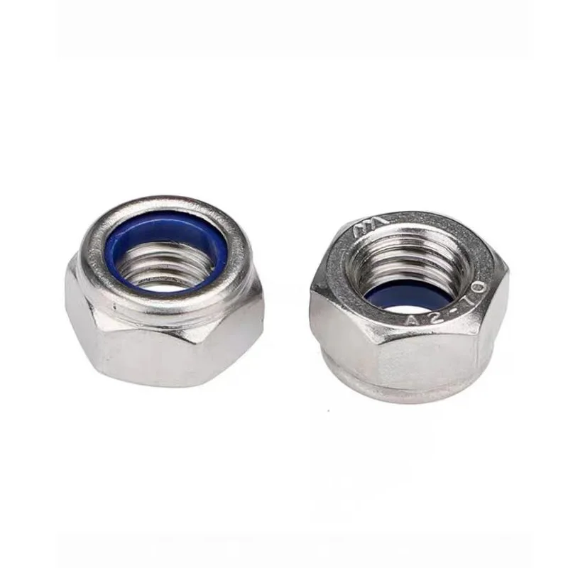 NS M4 Nylon Lock Nut 316 Stainless Steel Hex Lock Nut Consumized ...