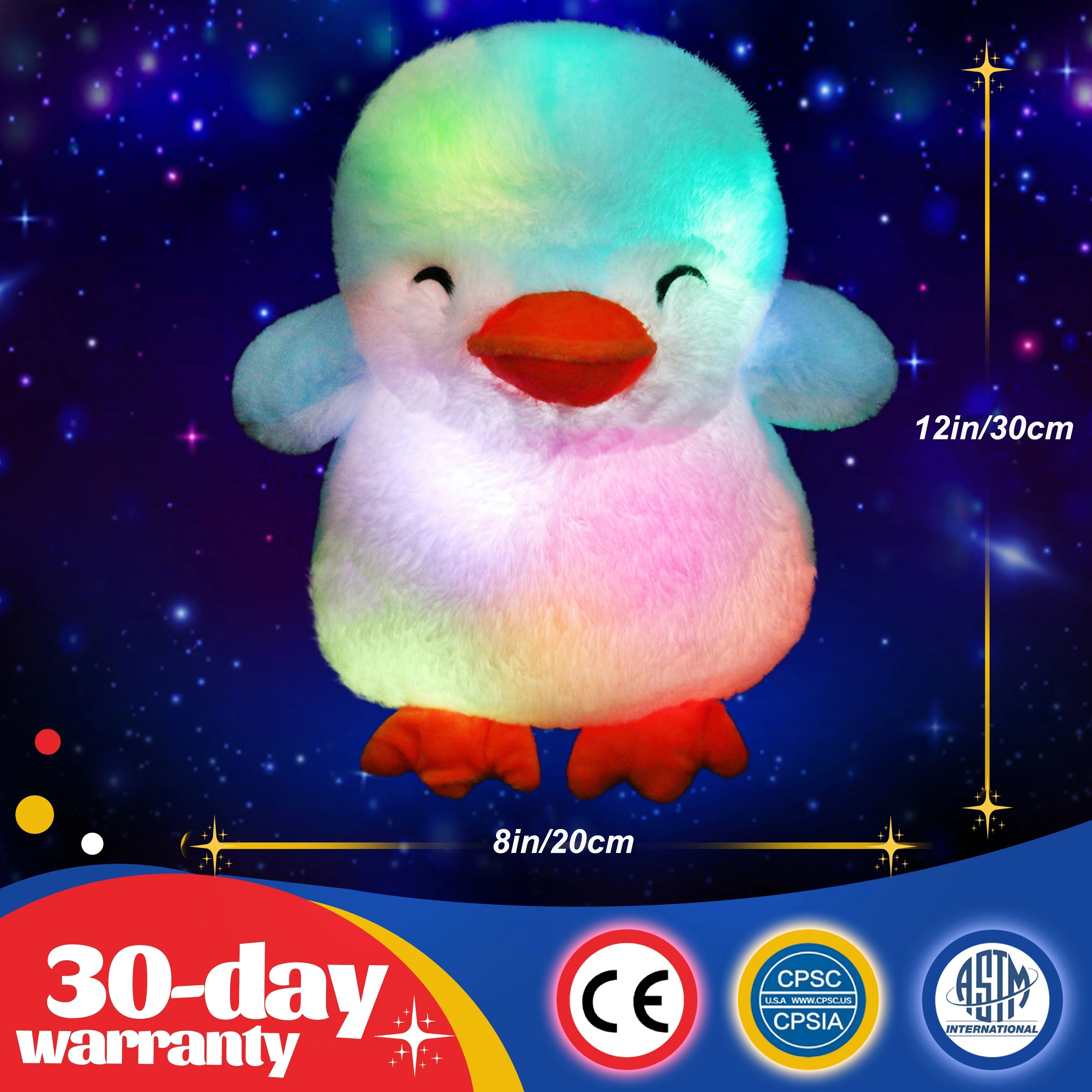 Oem Odm Glowing Led Night Light Plush Glow Toys Hot Sale Customized ...