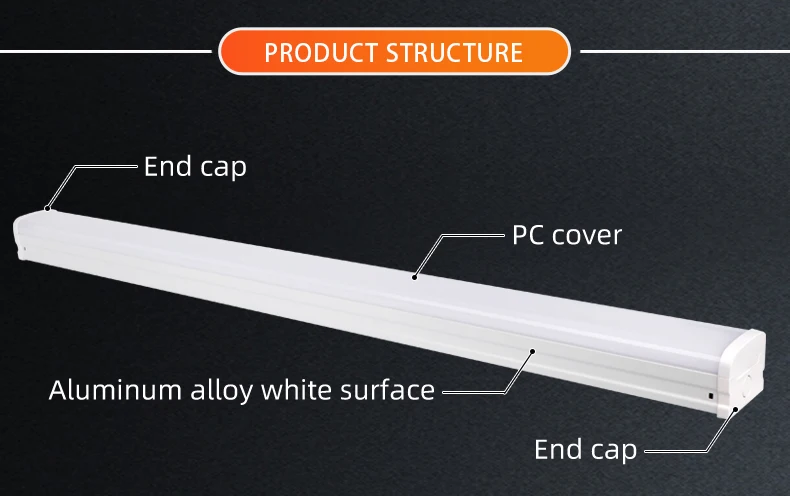 Easy Installation School Office Linear Lighting LED Batten