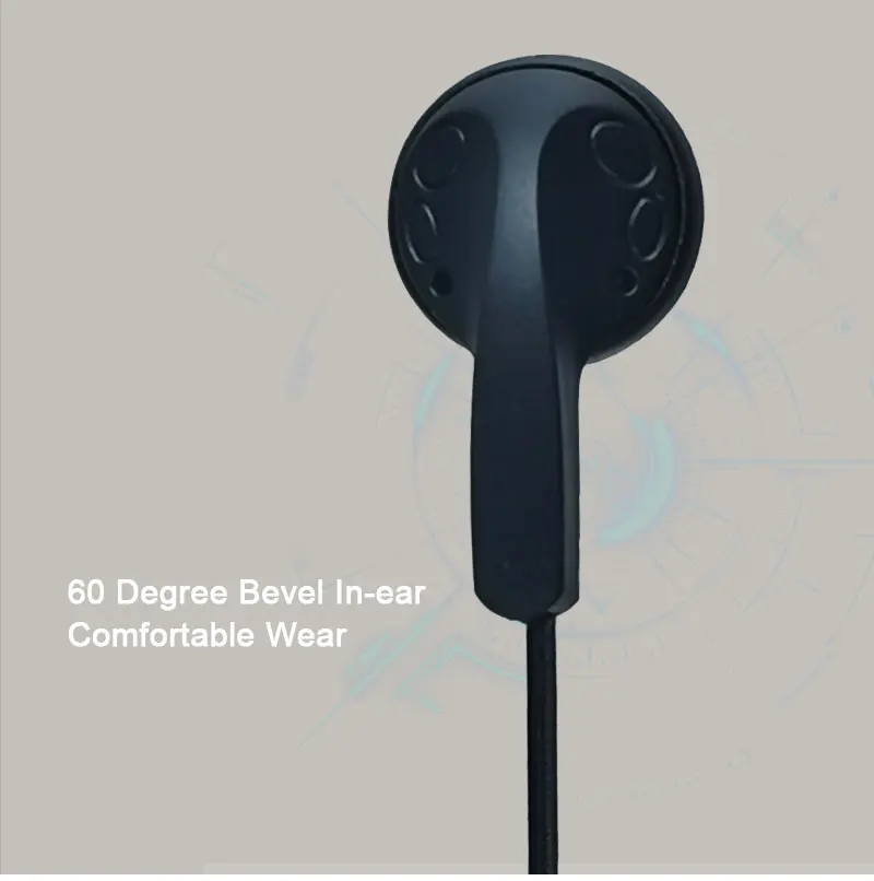 Mono Earphone Wired Earbuds Disposable Earbud Single Side Earphone One ...