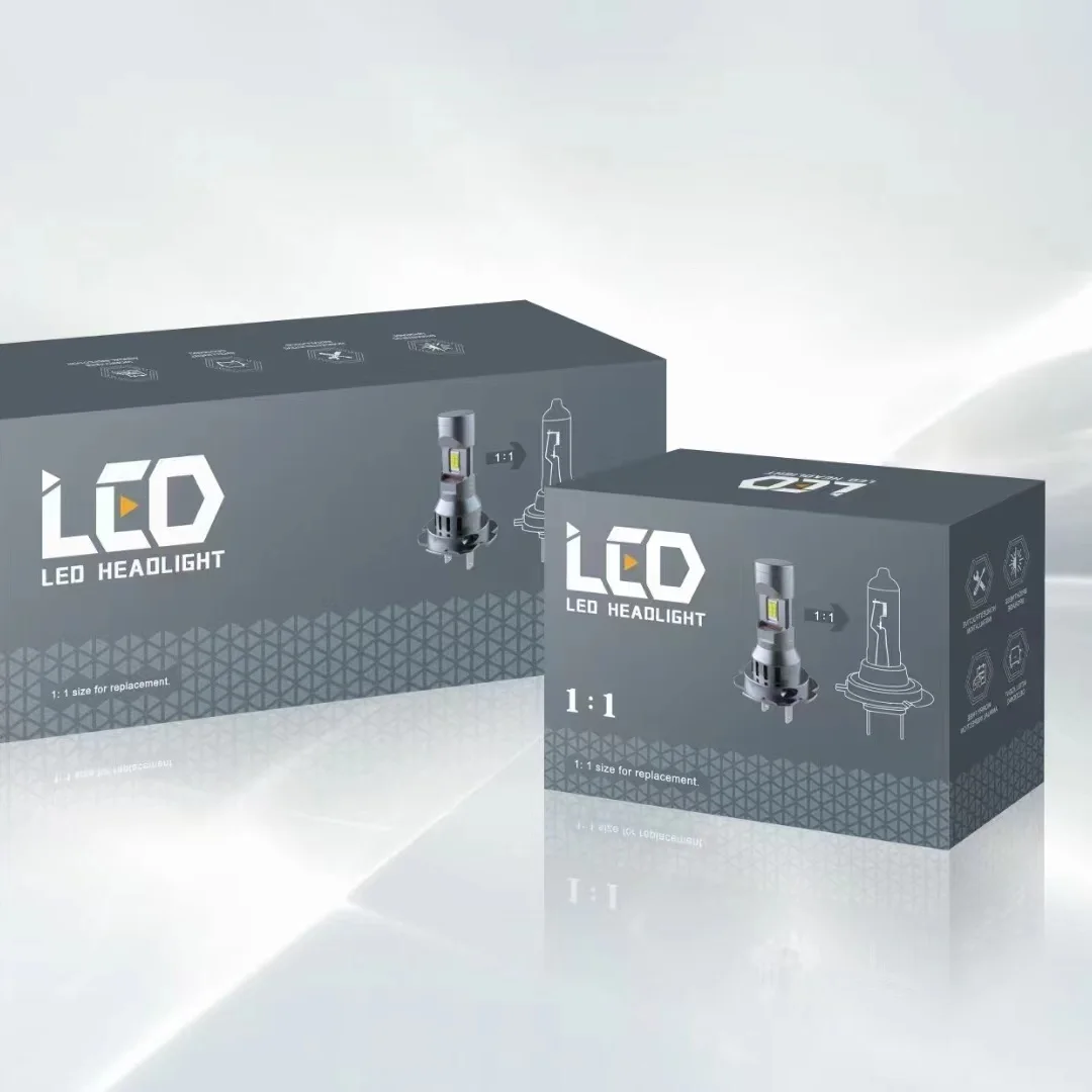 2023 Popular Model 100w 16000lm Super Mini H7 Led Headlight Bulb ...