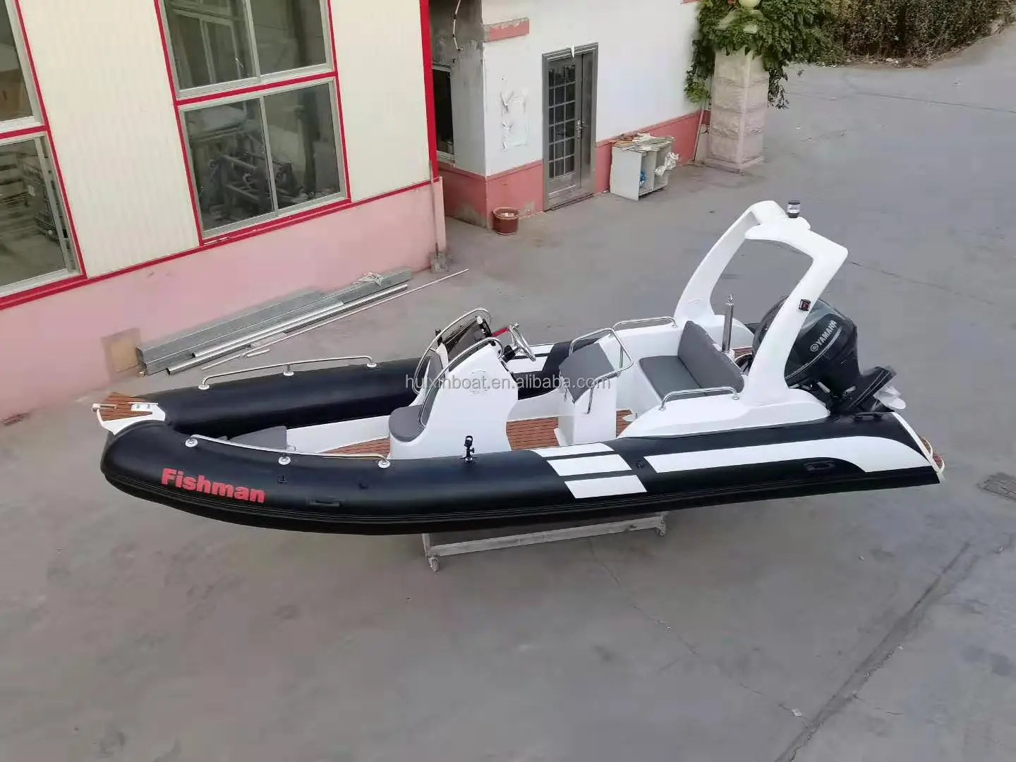 CE Certified 19ft Sport Yacht 580cm Rib PVC Fiberglass Inflatable ...