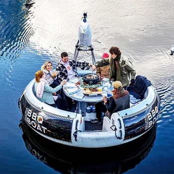 Outdoor Barbecue Yacht Bbq Donut Boat Near Me Camping Inflatable Bubble ...