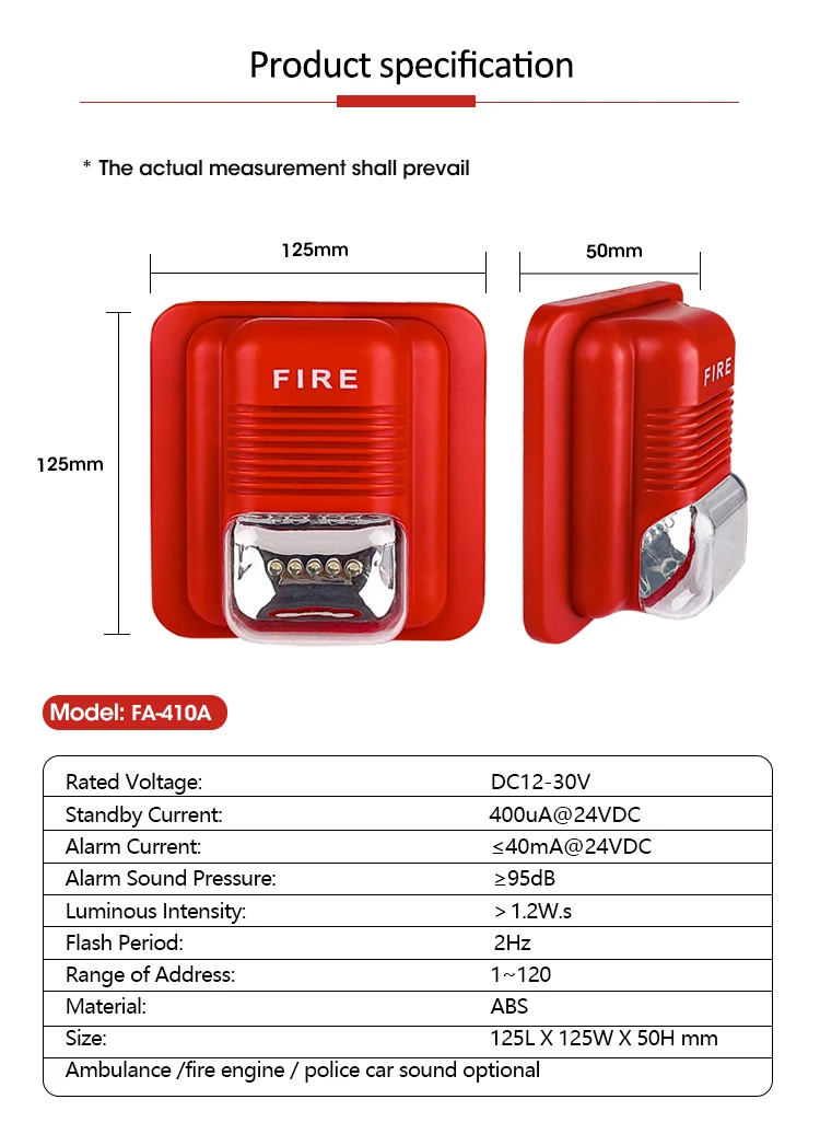 Addressable Fire Siren - Efficient Warning Alarm System