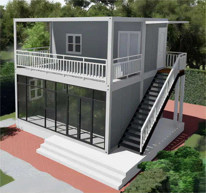 prefab house for department building 3 bedroom with bathroom communal ...