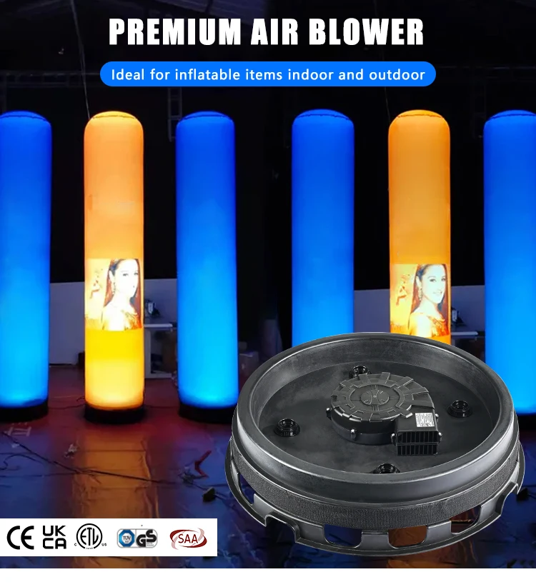 Electric Centrifugal Blower 150w 200w Inflatable Silencer Air Blower ...
