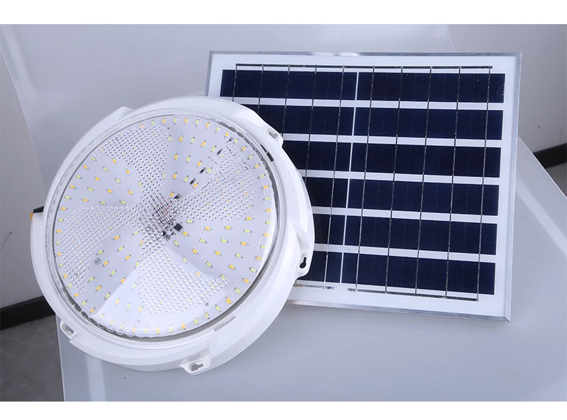 Indoor Solar Ceiling Lights with Remote Control - 50000 Hours