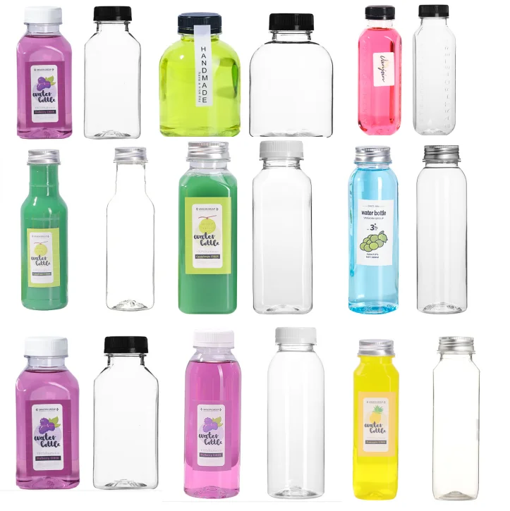 12oz 16 Oz Pla Biodegradable Bottle For Cold Press Juice Coffee 500 Ml ...