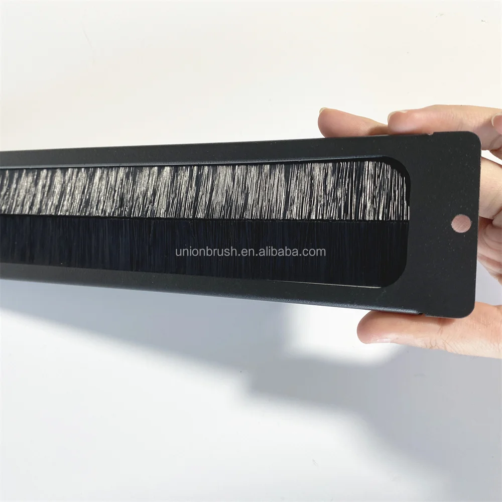 High Quality Nylon Bristle Sealing Strip Brush - Flexible Rubber H Profile