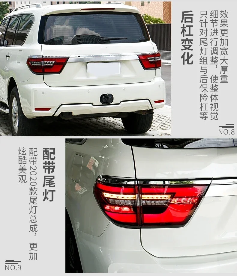 Body Kit Front Rear Bumper Grill Engine Hood Headlight Assembly For ...