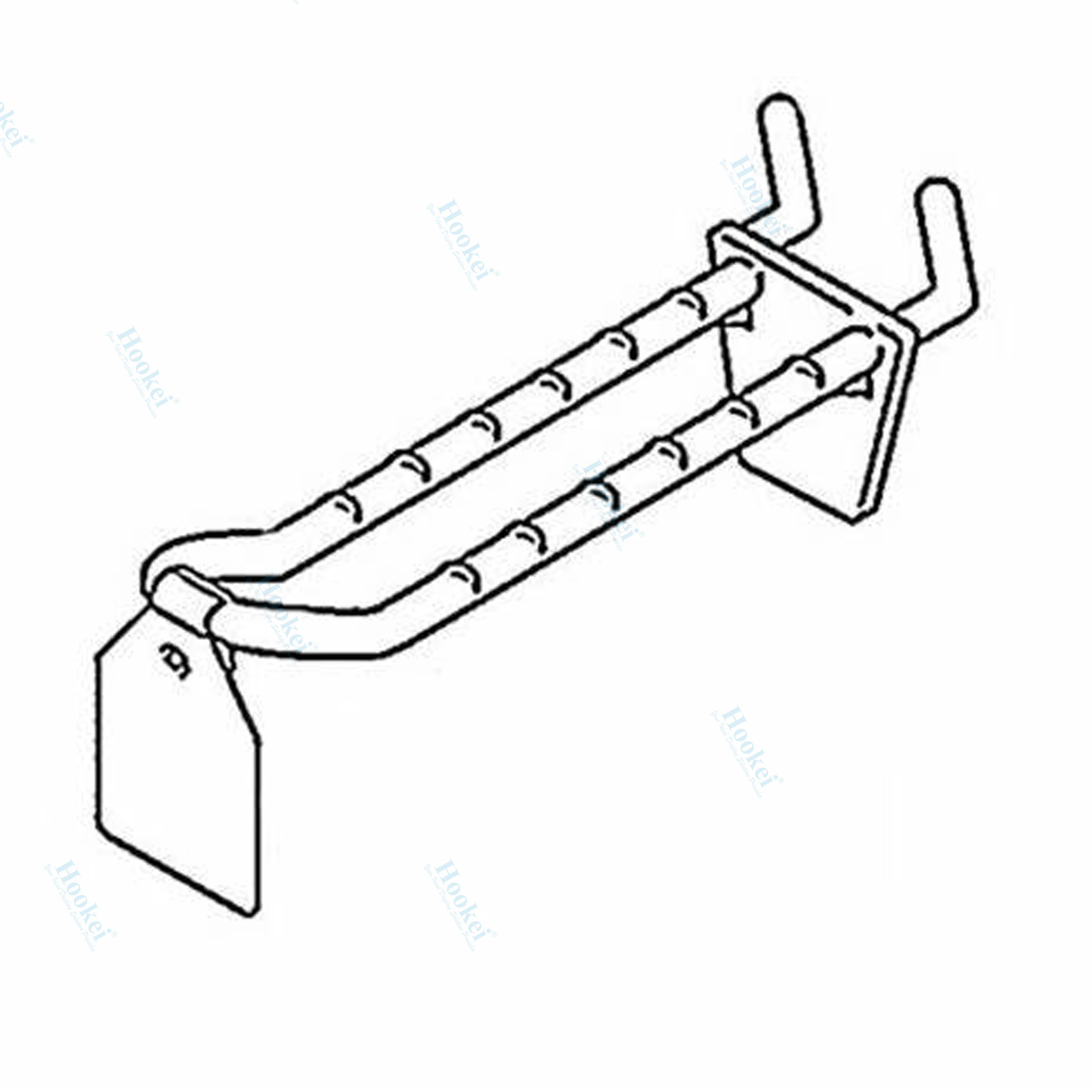 Plastic Price Tag Locking Swing Pegboard Hook Tag for Placing on Hook