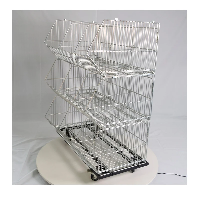 Wholesale Price Stacking Rack Wire Mesh Storage Basket High Quality ...
