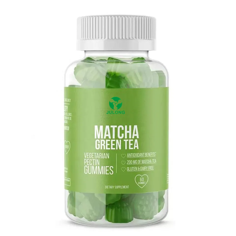 JULONG Factory Supply High Quality Green Tea Gummies Matcha Gummies ...