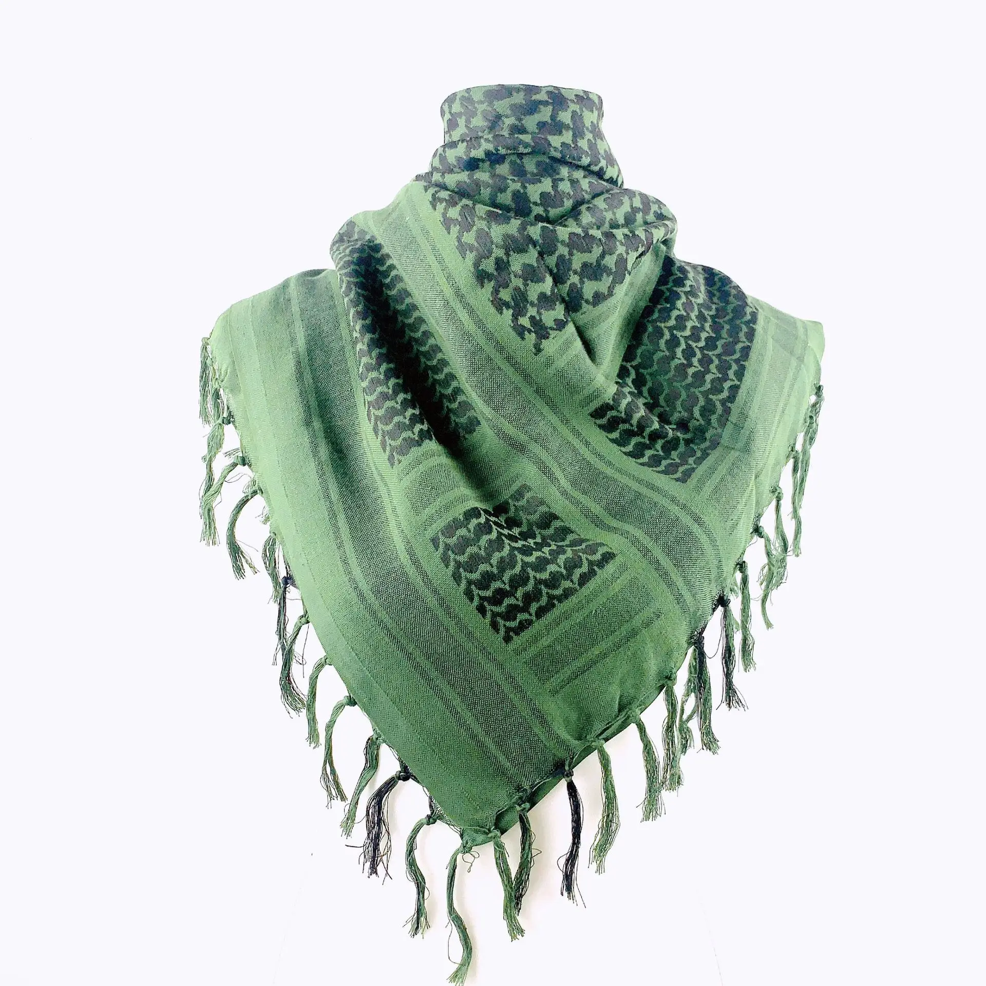 10 Colors Shemagh Scarf - Palestine Keffiyeh Cotton Shawl for Men ...