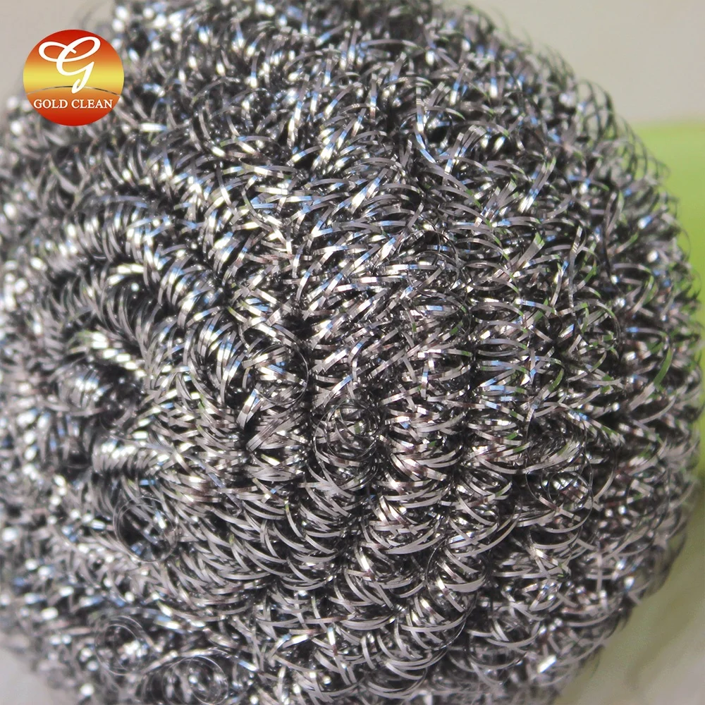 Metal Pot Scrubber Scrubbing Stainless Steel Wire Sponge Scourer ...
