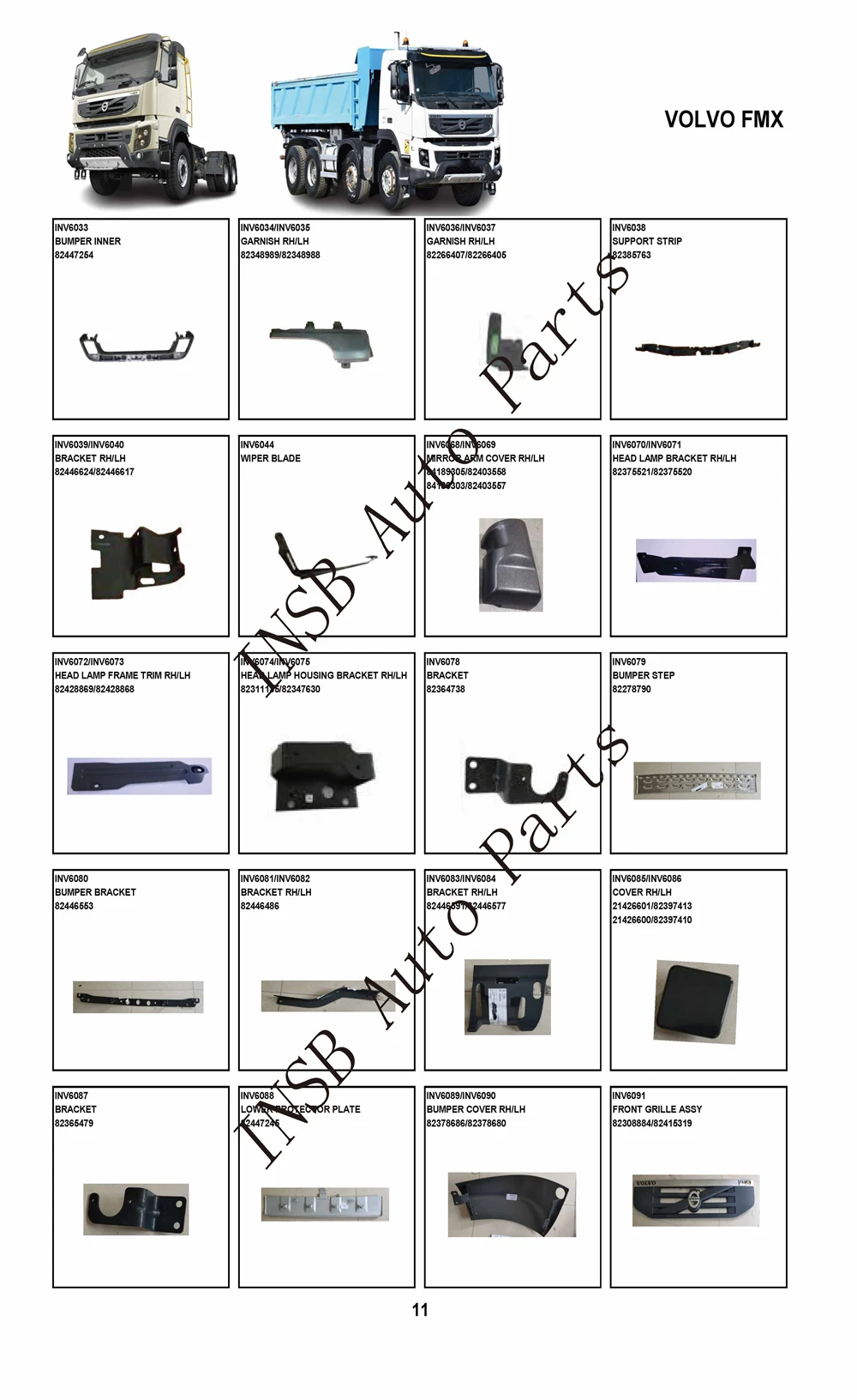 Bumper Step for Volvo FMX Version 1 Truck - Durable Auto Parts