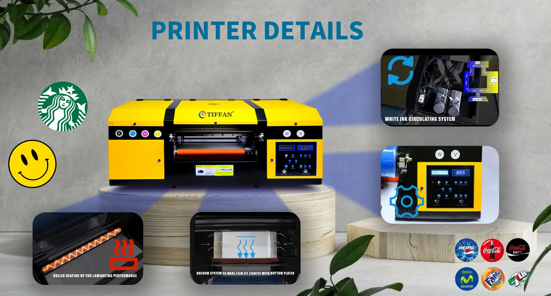 Uv Dtf Printer With Transfer Pvc Film 3d Effect 60cm 30cm Xp600 Print ...