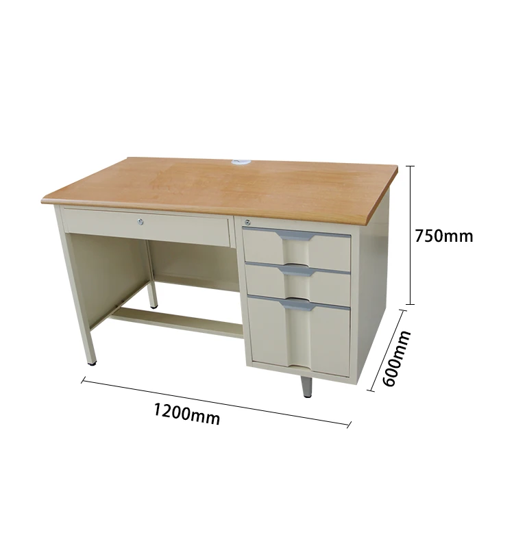 Jin Feng Iron Computer Table - Modern & Durable Office Furniture