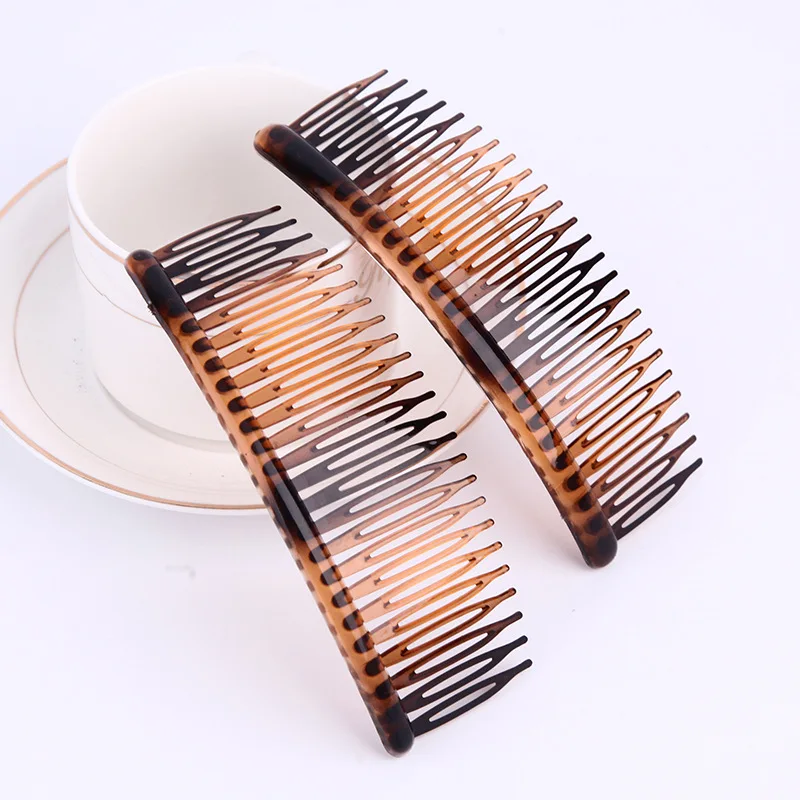 Black Interlock Comb 24 Teeth Hair Comb Accessories Handmade Diy ...