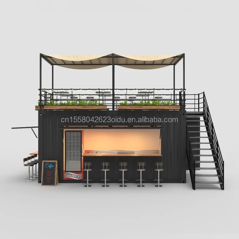 Container Bar With Kitchen Cafe Container Coffee Shop 20ft Container ...