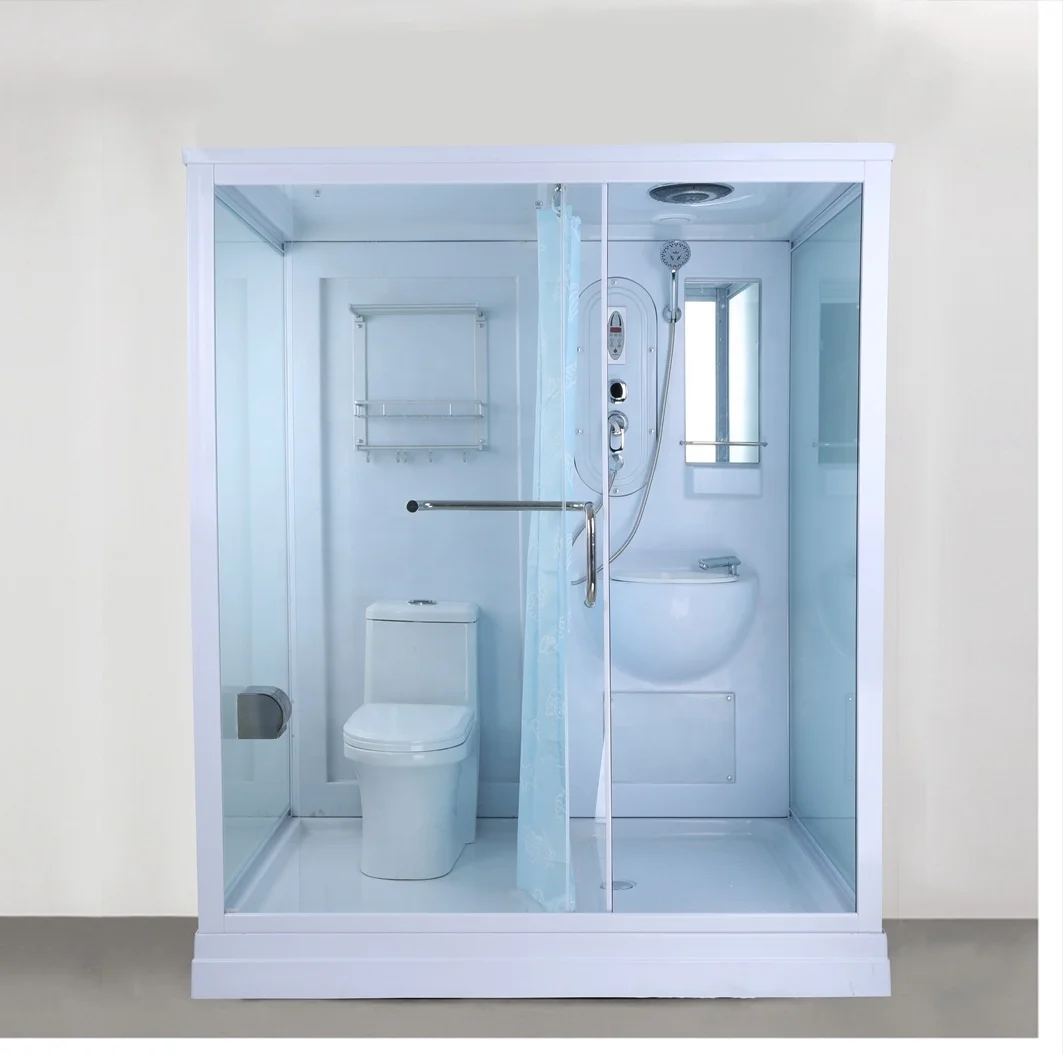 Luxury portable prefab sanitary bathroom unit modular mobile toilets ...