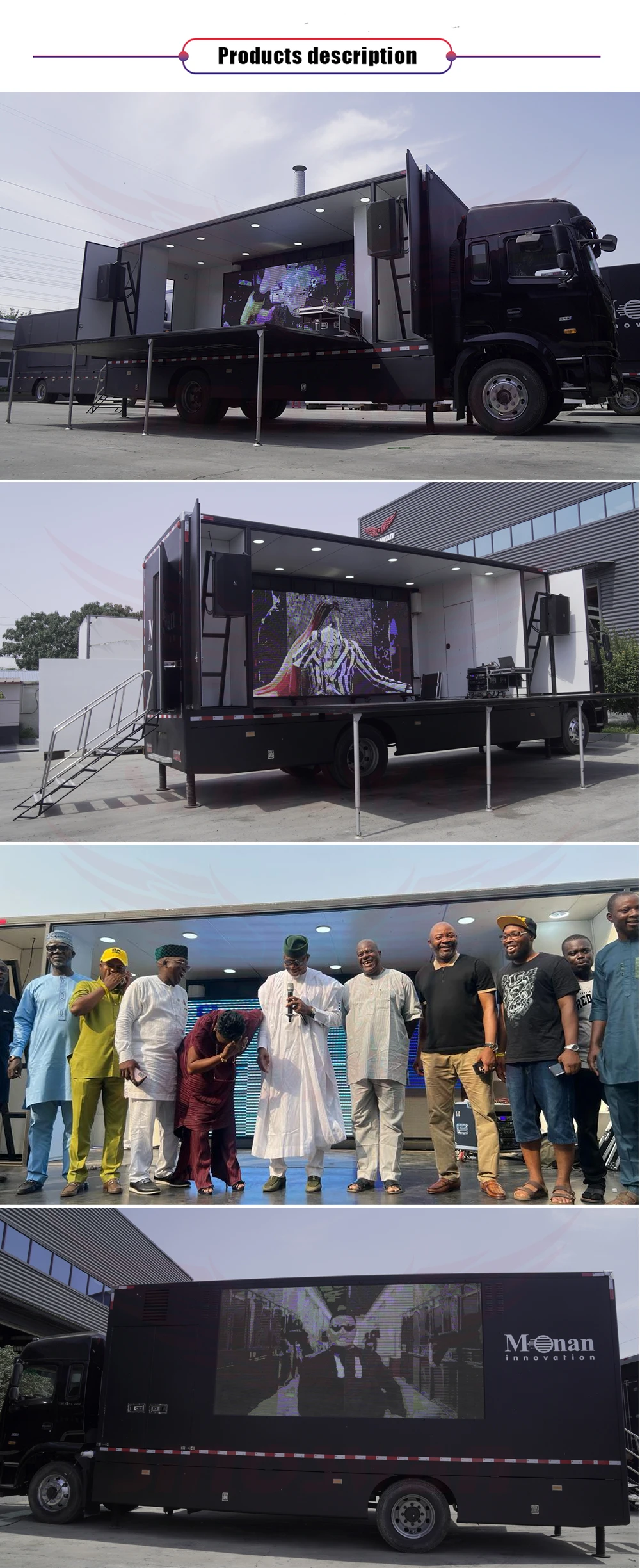 Mobile Led Advertising Car - Customizable Billboard Truck