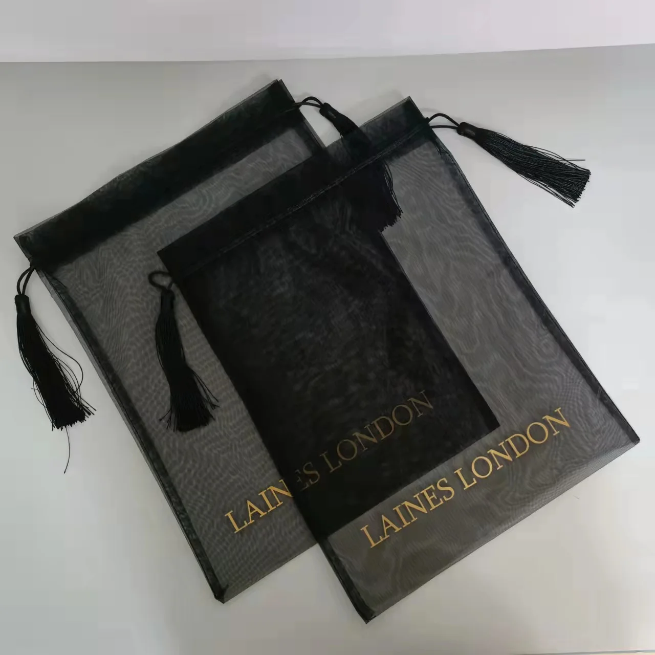 Customized Sheer Packaging Organza Bag Organza Candy Pouches Bags Large ...