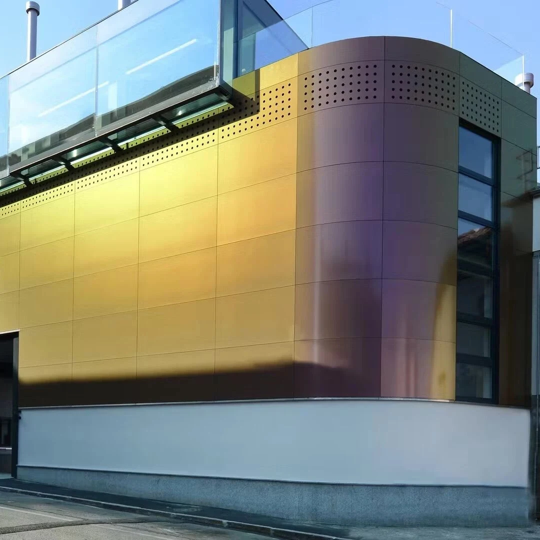 Aluminum Perforated Facade Large Wall Panel For Exterior Wall Cladding ...