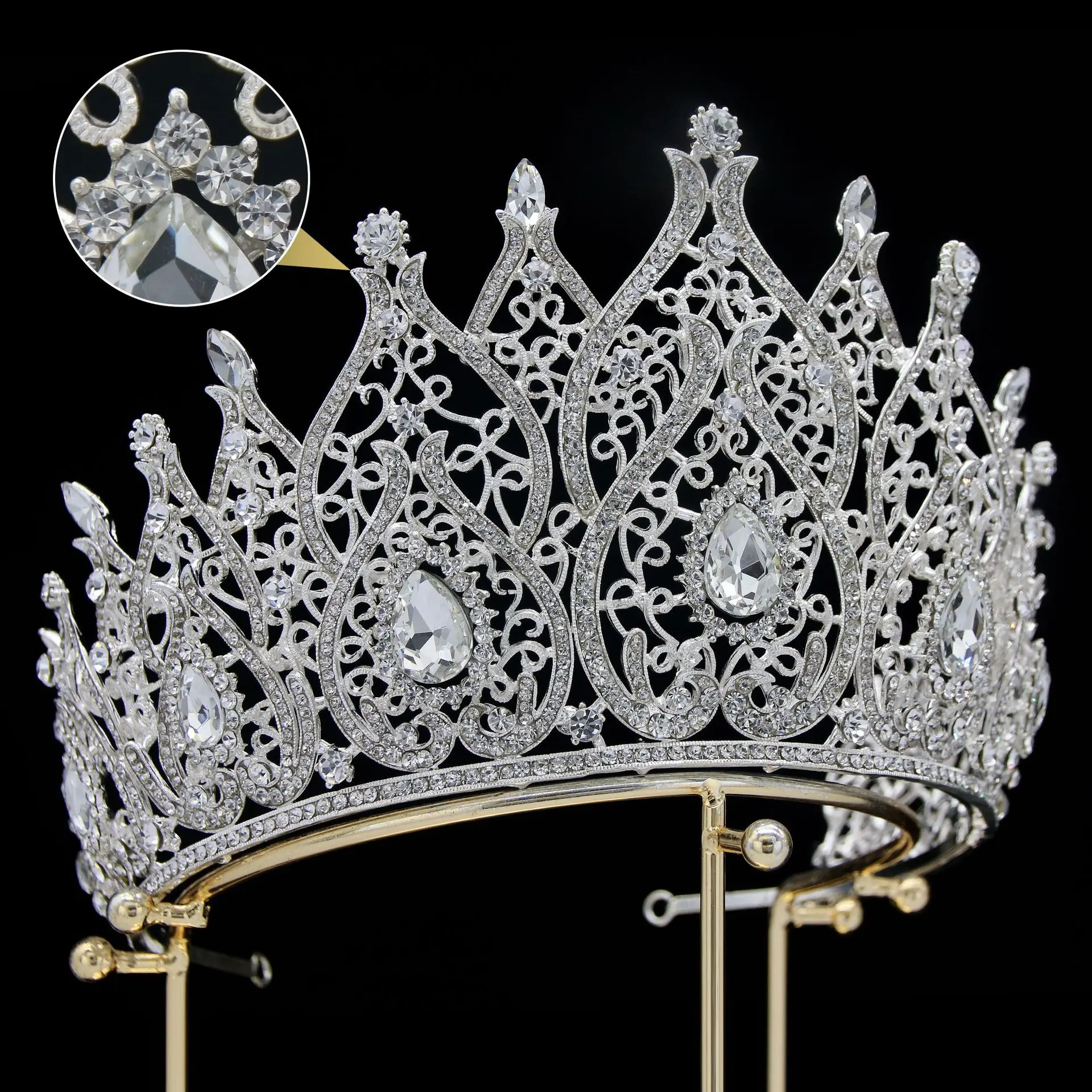 Rose Bessie 2023 New Design Tall Tiara And Crowns Miss World Pageant ...