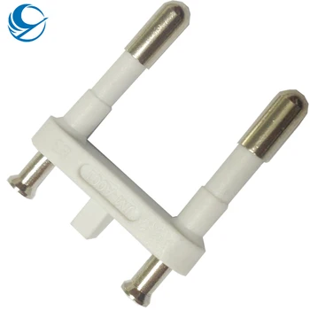 2 Pin European Electrical Plug Pin Insert 2.5a For Extension Lead - Buy ...