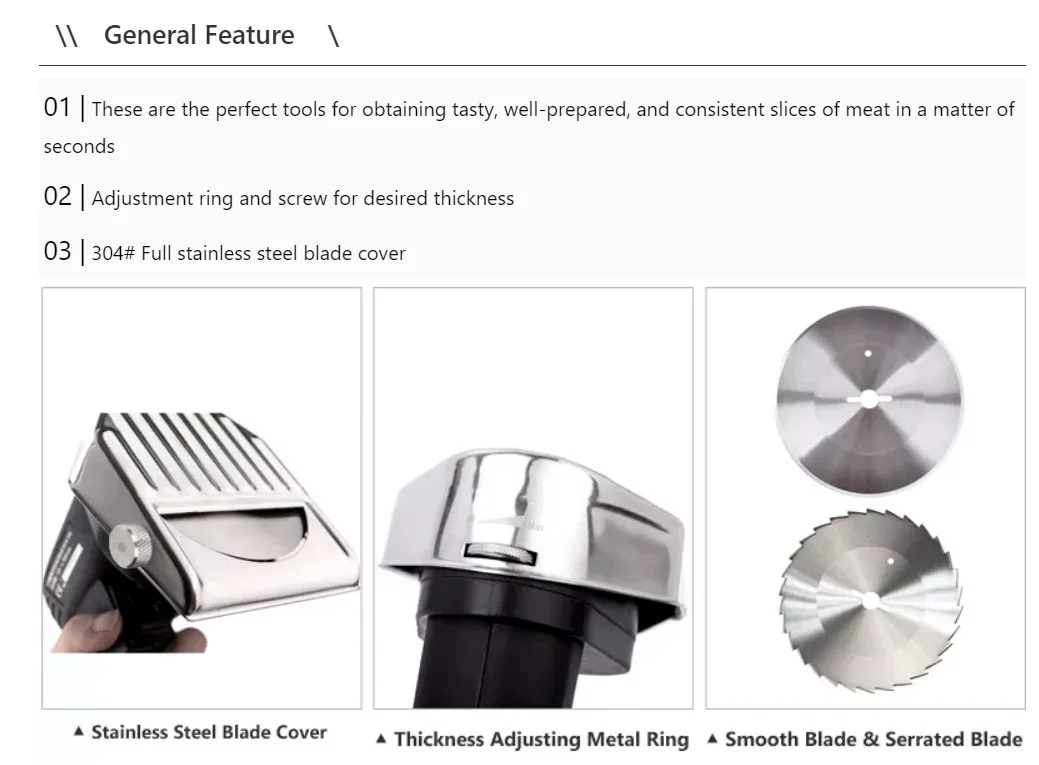 Automatic Battery Gyro Shawarma Doner Kebab Slice Knife