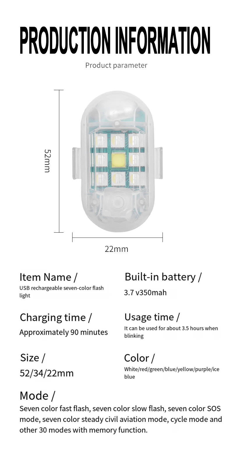 Auto Accessories Usb Mini Universal Led Motorcycle Rear Tail Strobe ...