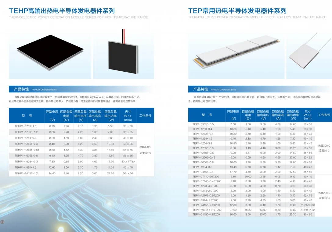Teg Module Thermoelectric Power Generation Module Seebeck Effect TEP1 ...