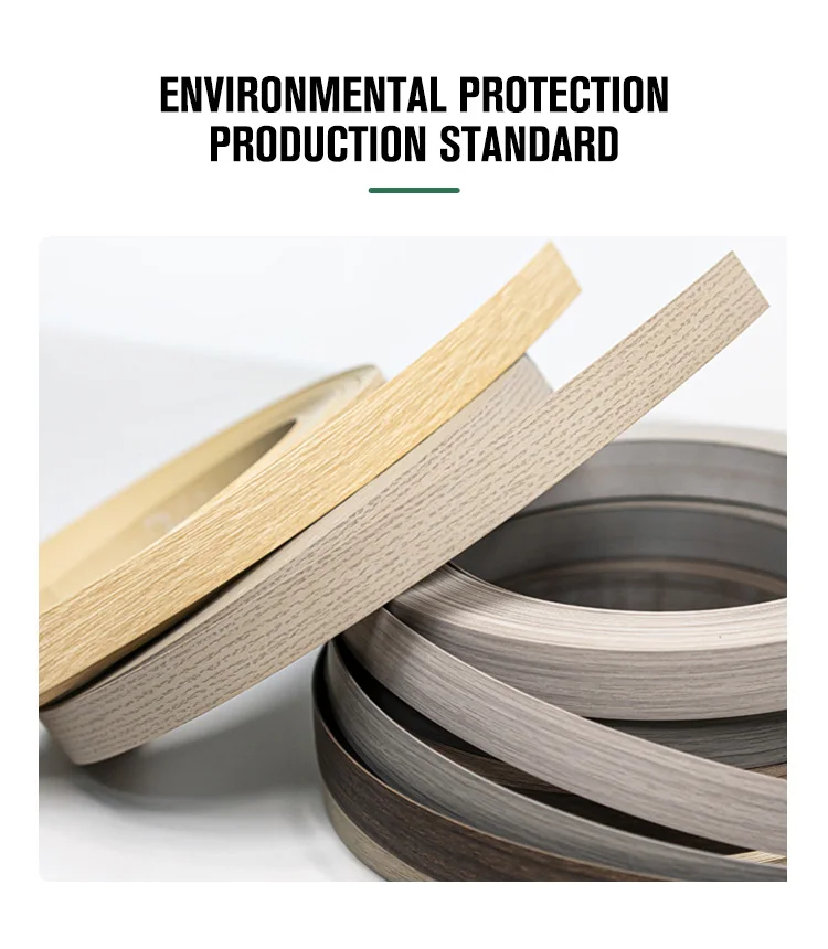 2mm Pvc Edge Banding Pvc Wood Grain Color Edge Banding Self Adhesive ...