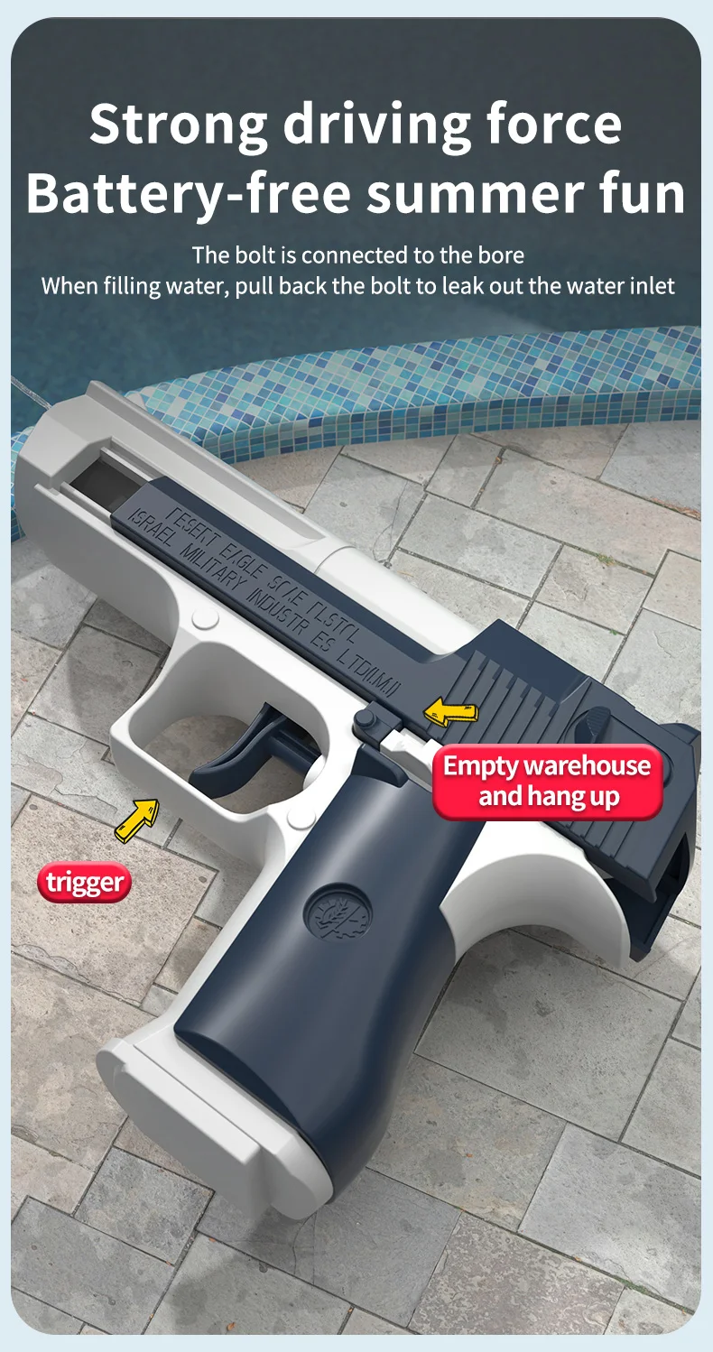 Wholesale Desert Eagle Water Gun - Automatic Bore Spray