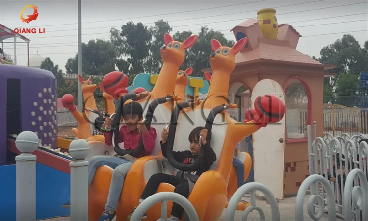 Fairground Jumping Kangaroo Rides - Outdoor Fun Attractions