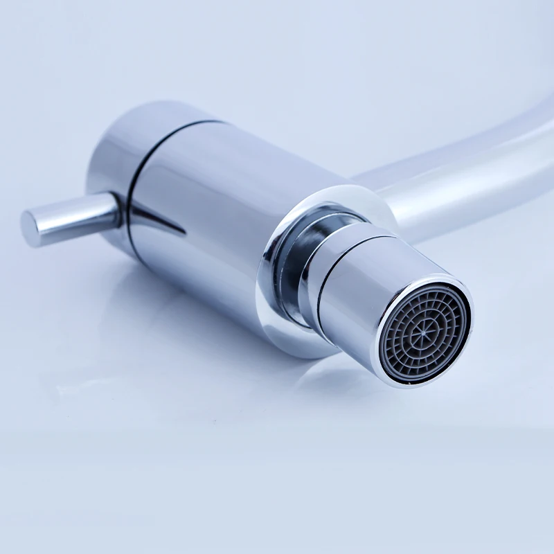 Classic Retro Cold Water Only Tap Brass Long Sprout Gold Kitchen Faucet ...