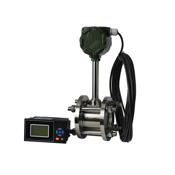 Rs485 4-20ma Air Steam Vortex Flow Meter With Temperature And Pressure Compensation Vortex Flow ...