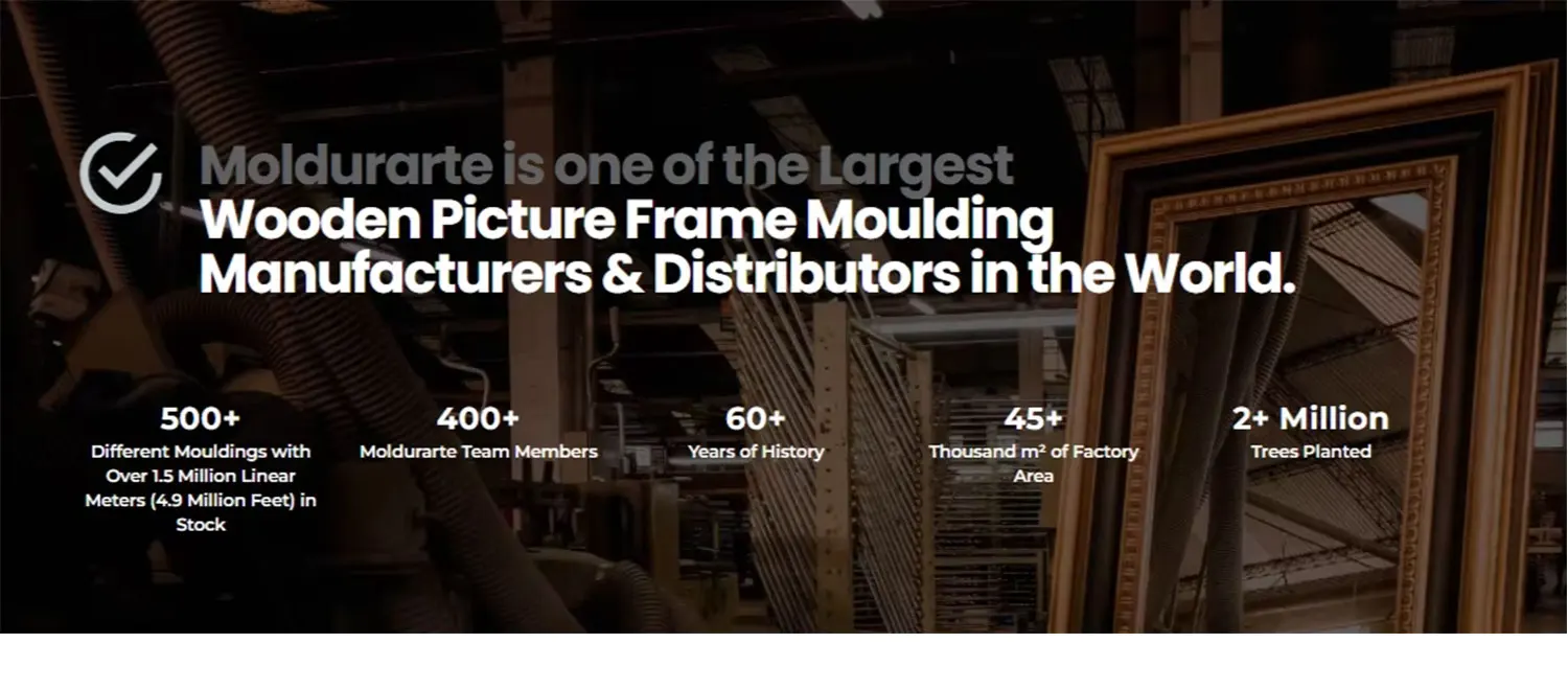 Moldurarte Smooth Bevel Finish Modern Art Frame Moulding Chamfered ...