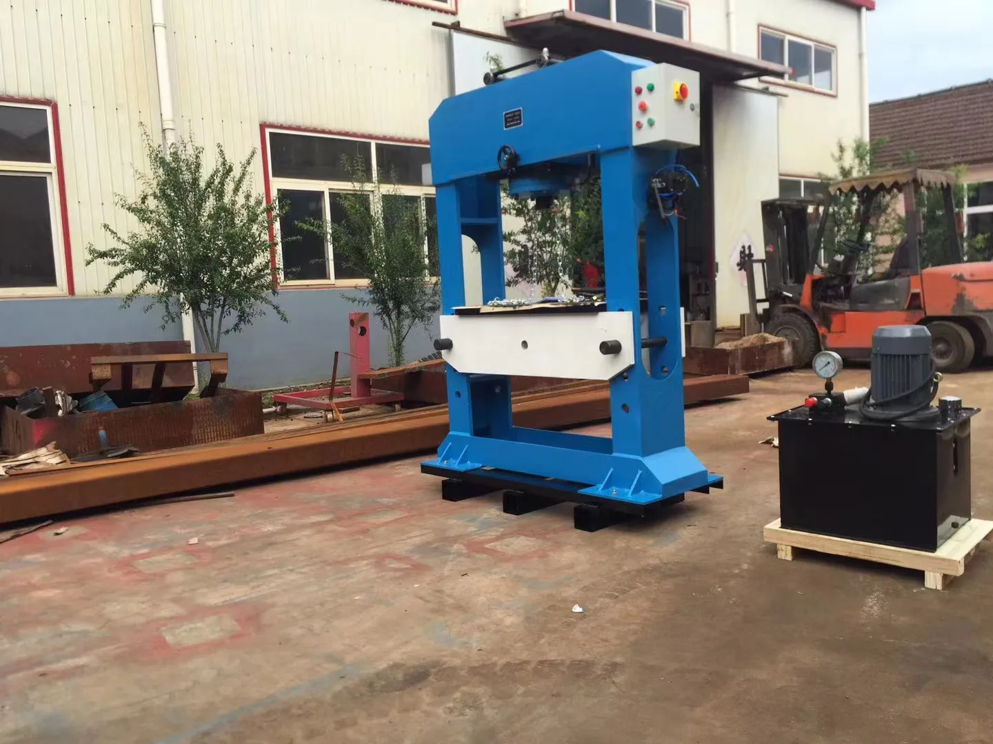 200 Ton Electric Hydraulic Shop Press Machine Hp Electro-hydraulic ...