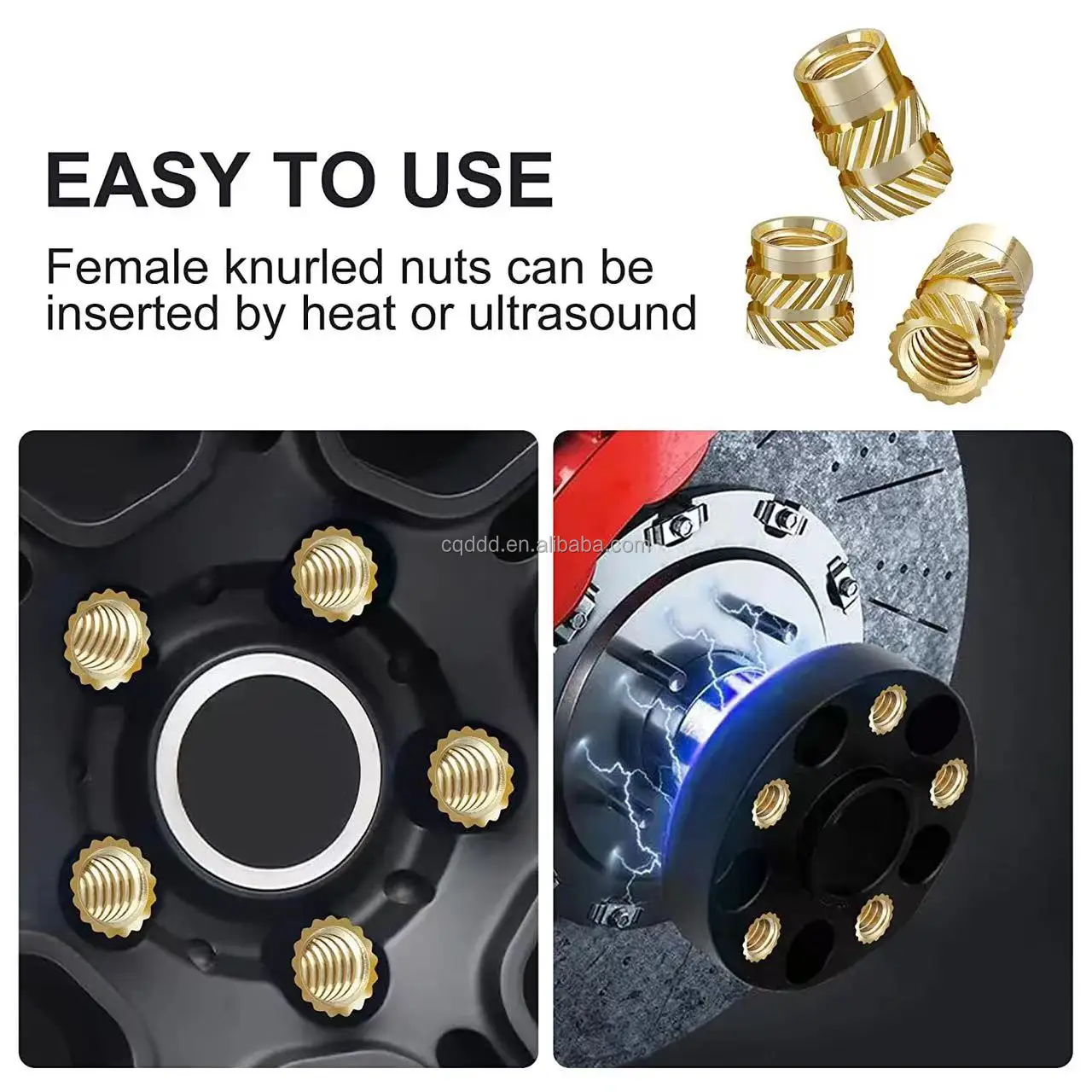 M2-M12 Brass Threaded Inserts for Plastic & OEM Customization