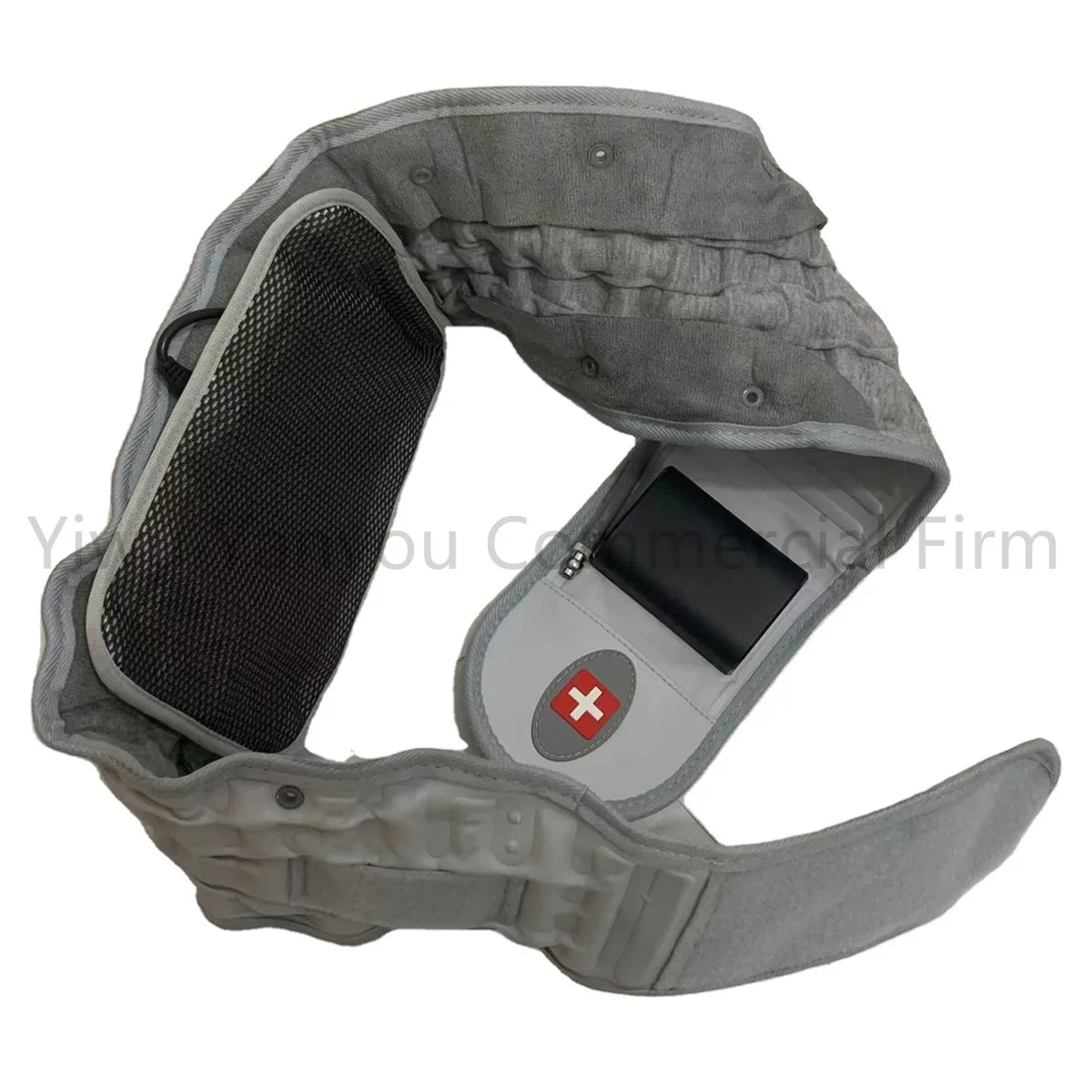 Lumbar Air Traction Belt With Heating & Massage Inflatable Against ...