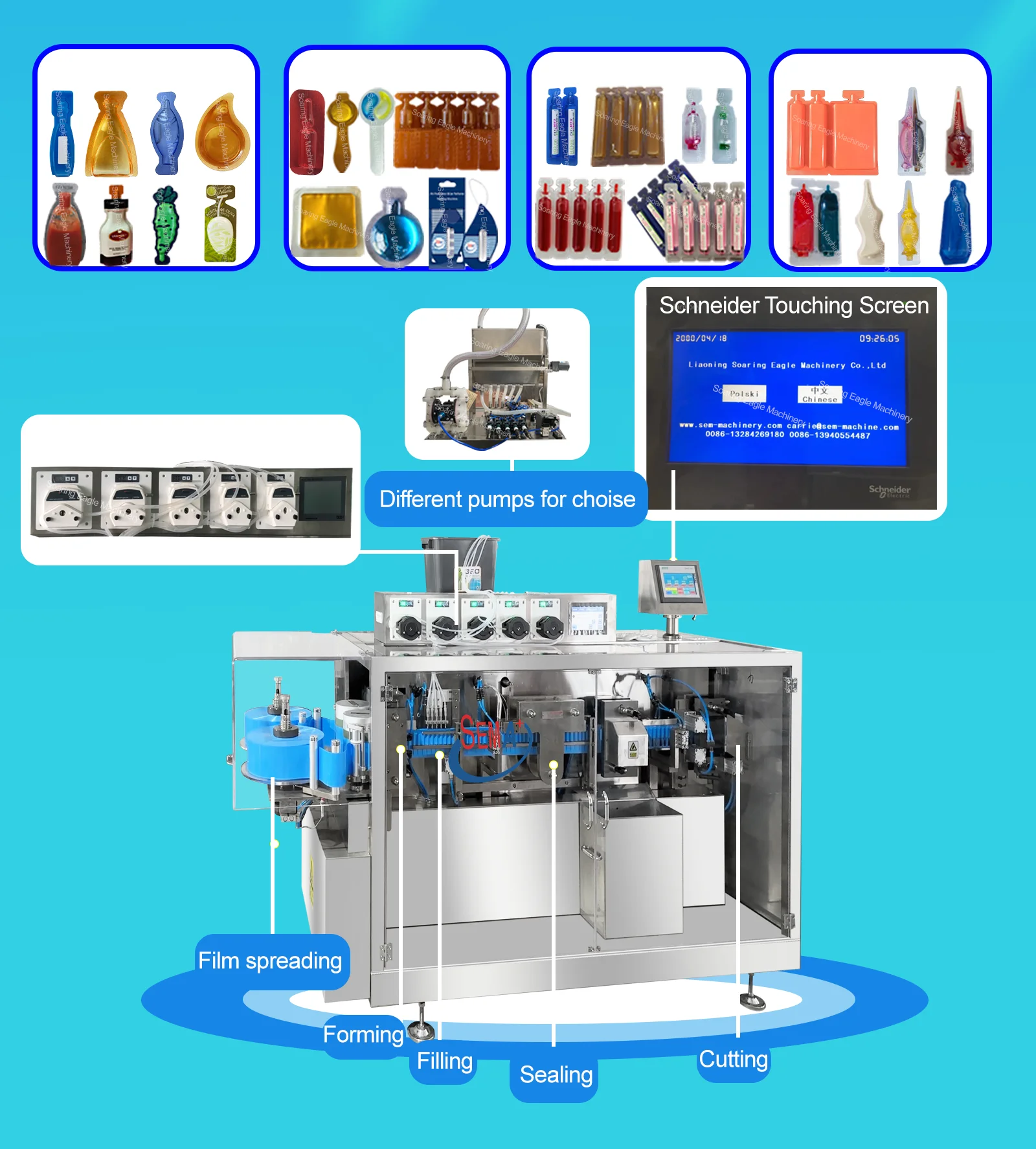 Automatic Ampoule Bottle Injection Liquid Forming Filling Machine - Buy ...
