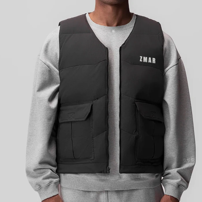 ZM-1380 Ripstop Insulated Puffer Gilet Custom Men Outdoor Jacket Vest ...